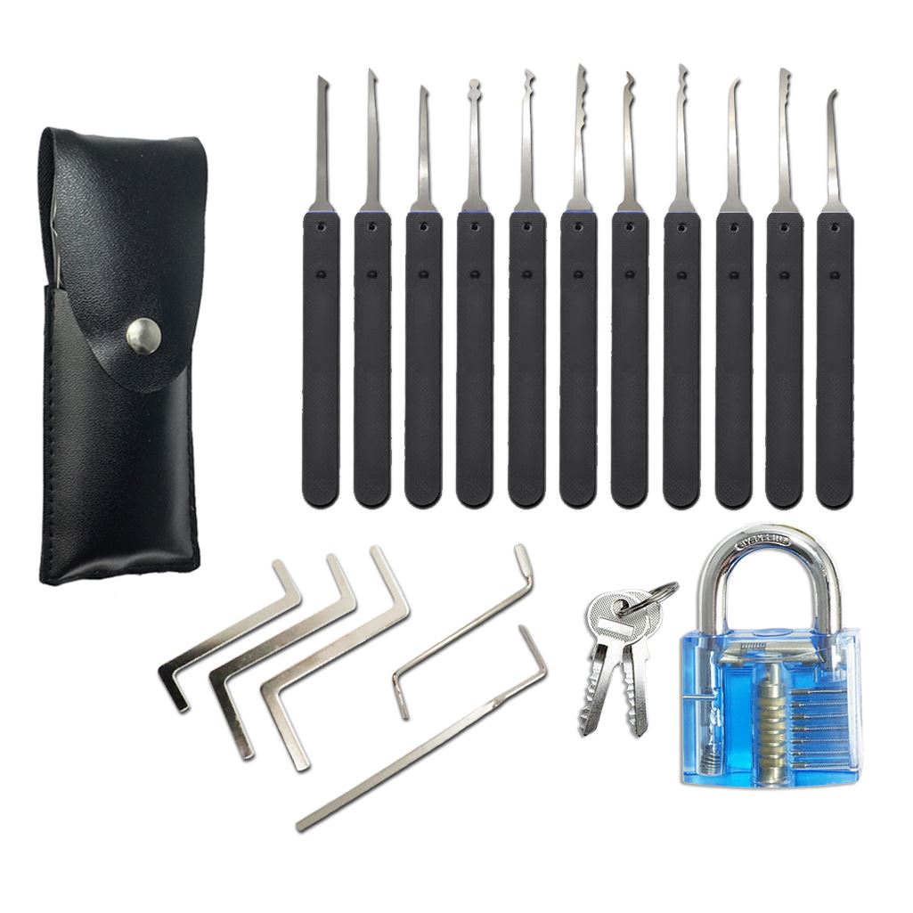 Forenzics™ 13 Piece Lock Pick Set with 1 Practice Lock