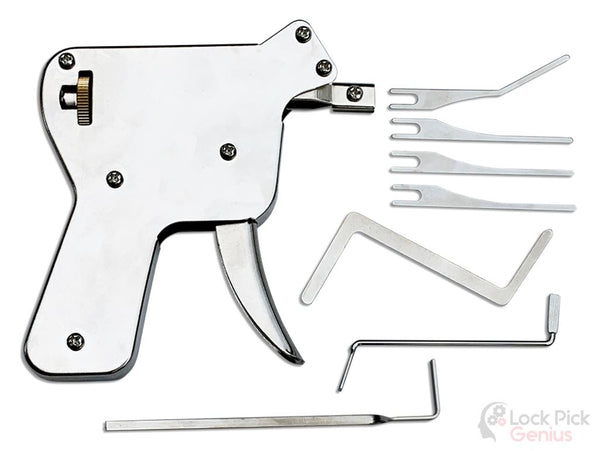 Lock Pick Gun Set: 7 Piece Automates Lock Picking
